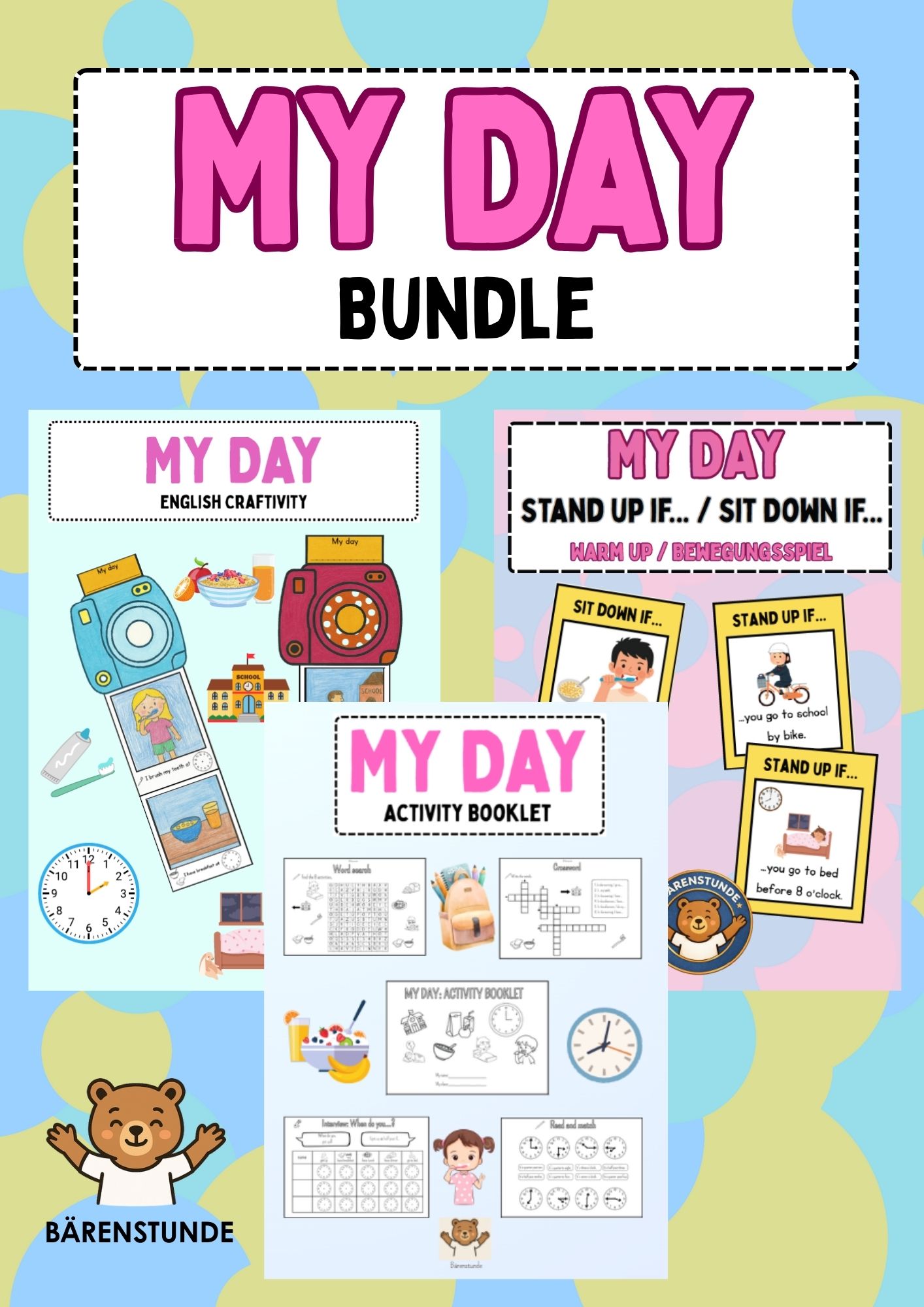 My Day / Daily Routines: Materialpaket (Englisch Grundschule ...