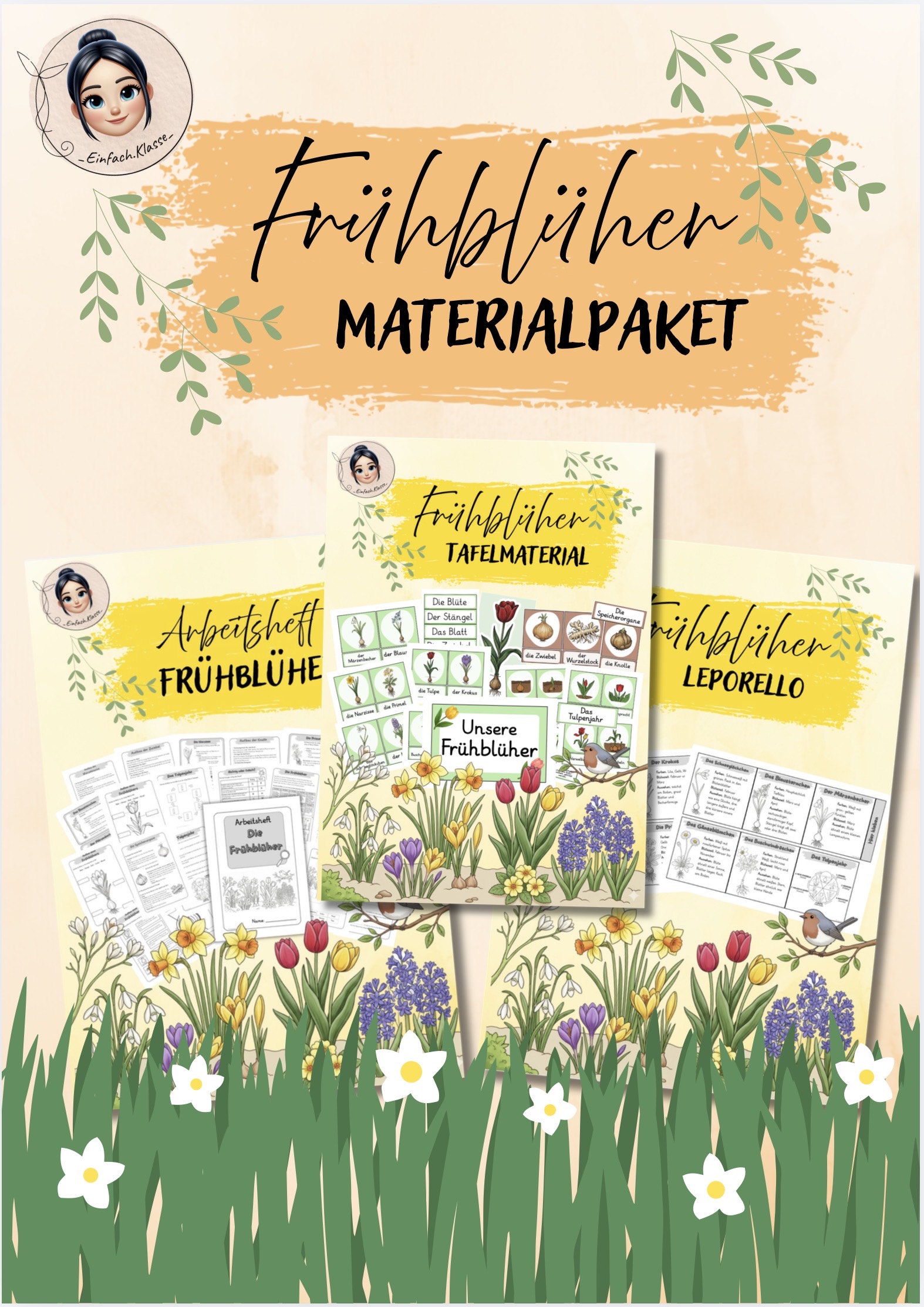 Materialpaket Frühblüher – Unterrichtsmaterial im Fach Sachunterricht