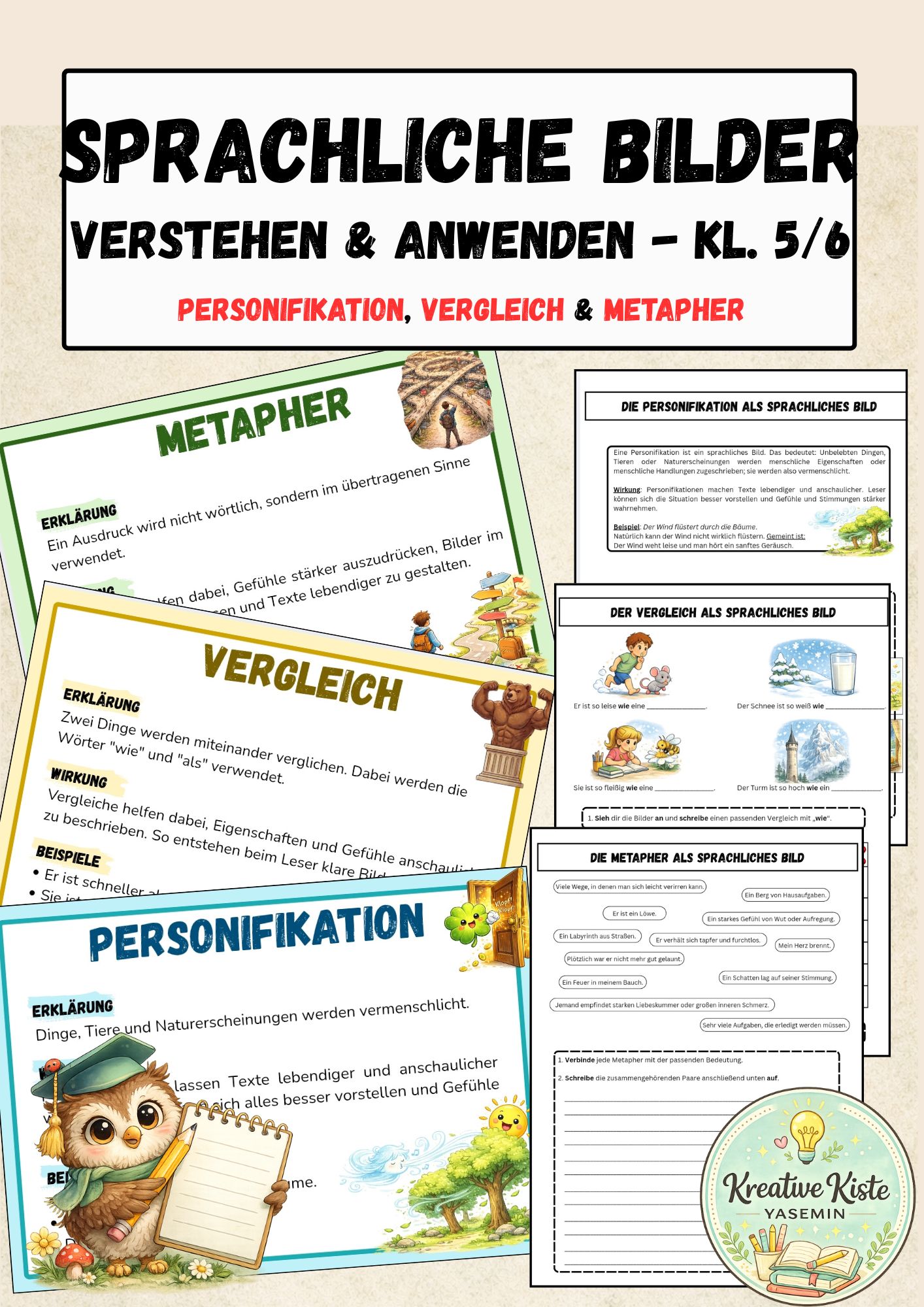 Sprachliche Bilder - Personifikation, Vergleich & Metapher ...
